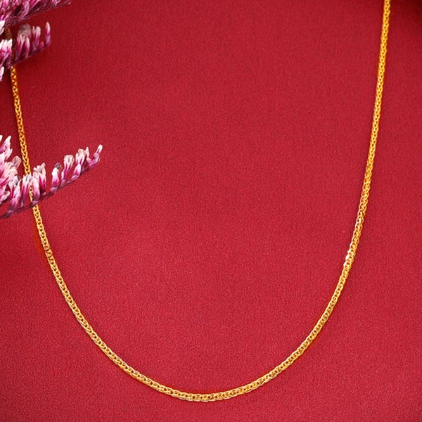 24k Gold Chain - Etsy