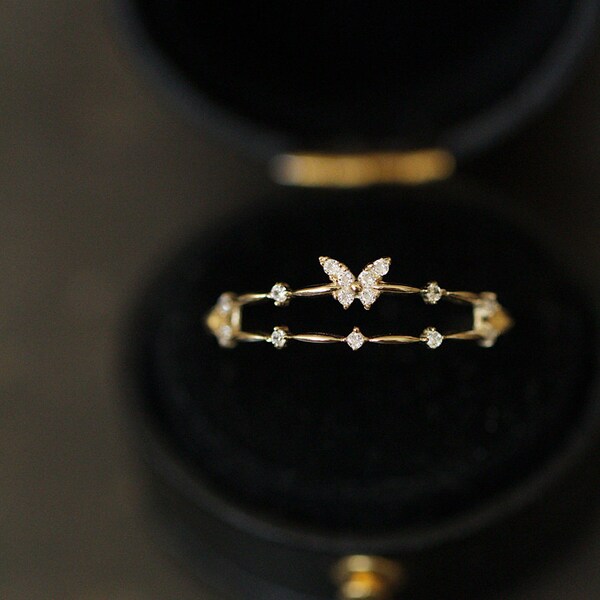 Gold Fairy Wedding Ring - Etsy