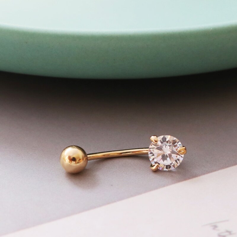 Minimal Belly Ring - Etsy