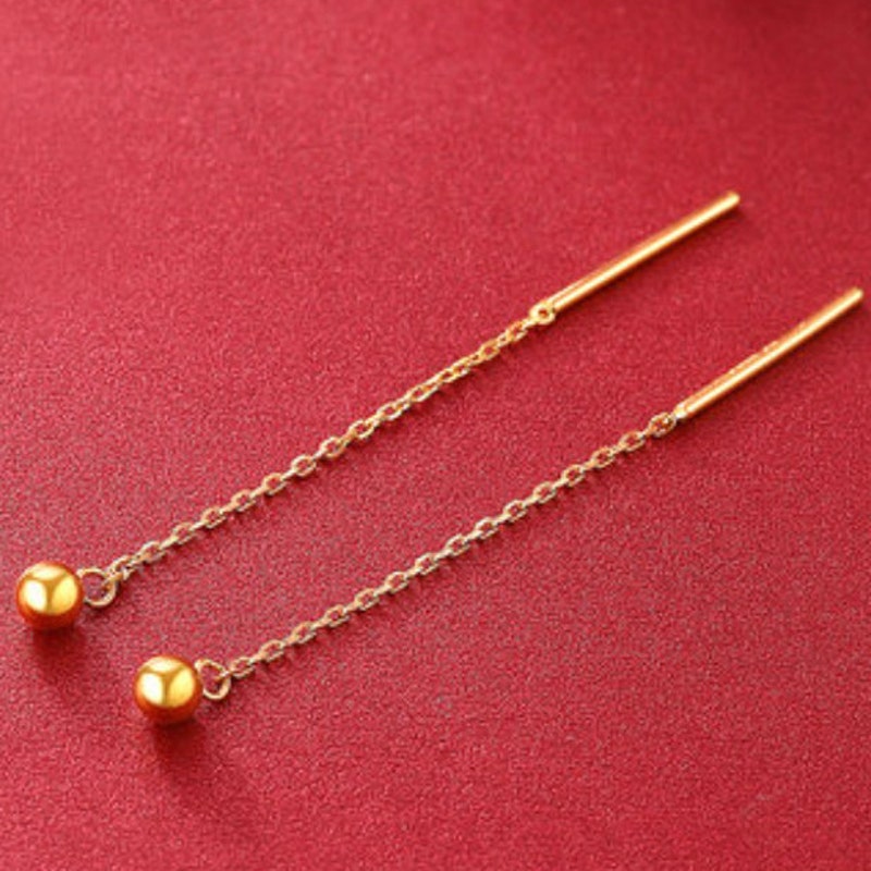 Threader Earrings Gold - Etsy