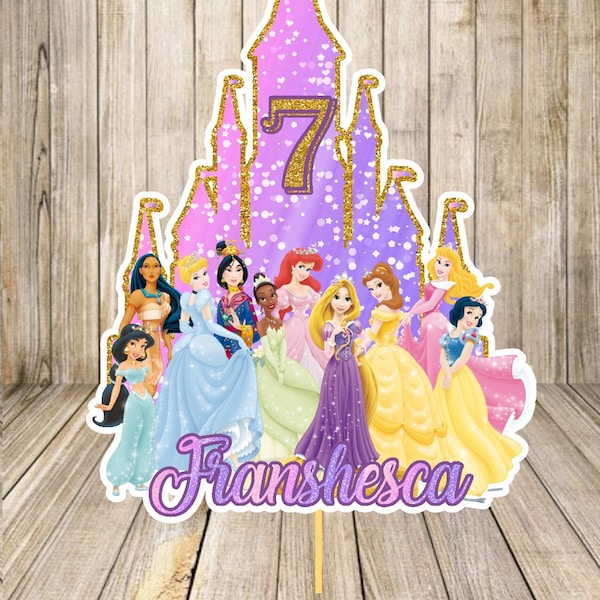 Princess Cake Topper - Etsy