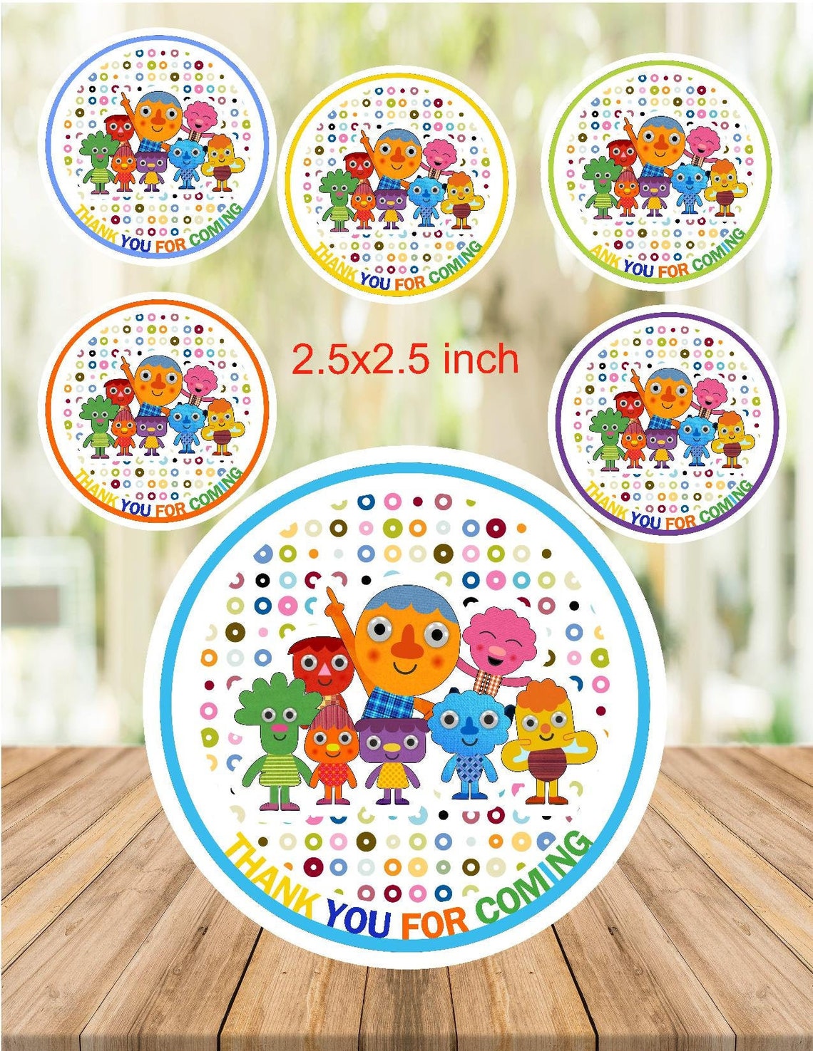 Instant Super Simple Song Tag Thank You for Coming Digital - Etsy