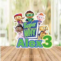 Super Why Candy Bag Topper * Super Why Birthday * Super Why Printables ...