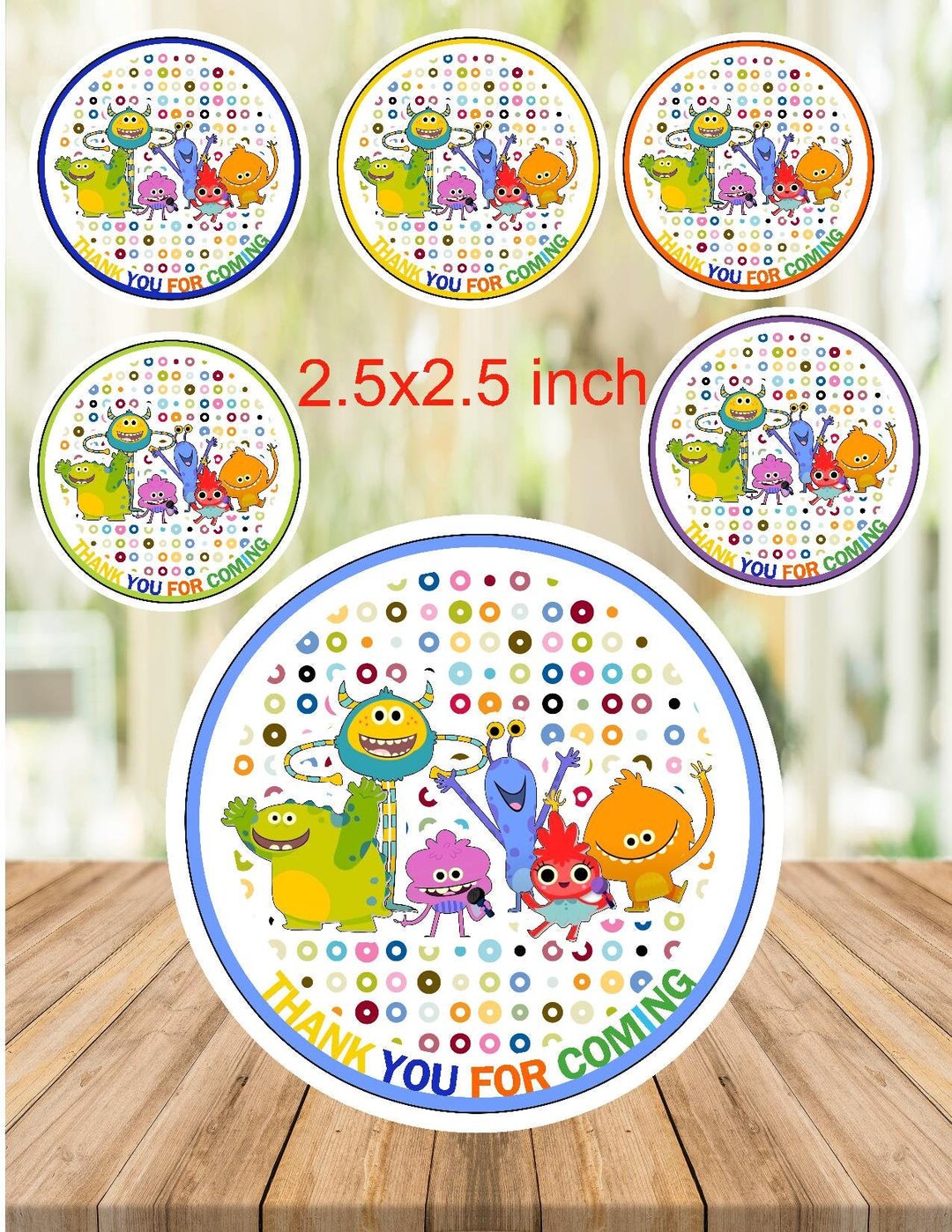 Instant Super Simple Song Tag Thank You for Coming, Digital - Etsy