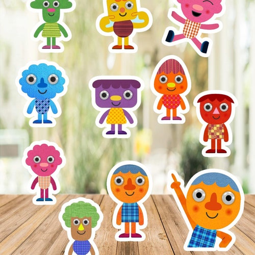 Super Simple Song Characters Clipart for Stickers Digital - Etsy Israel