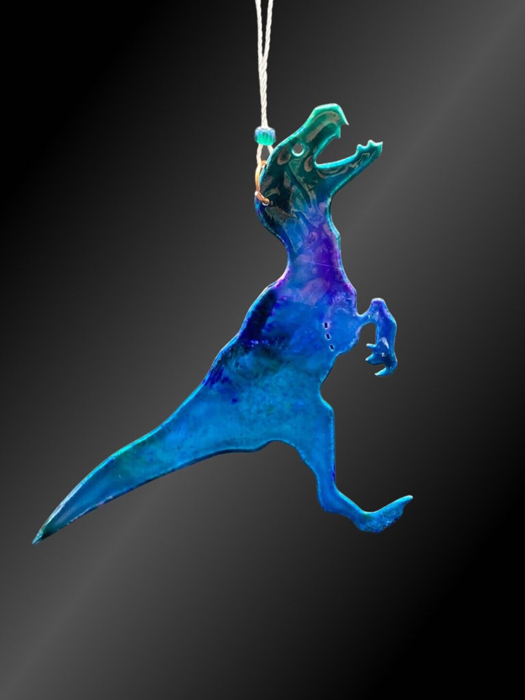 T-rex Ornament Recycled Aluminum Cans, Random Vibrant Color Pick - Etsy