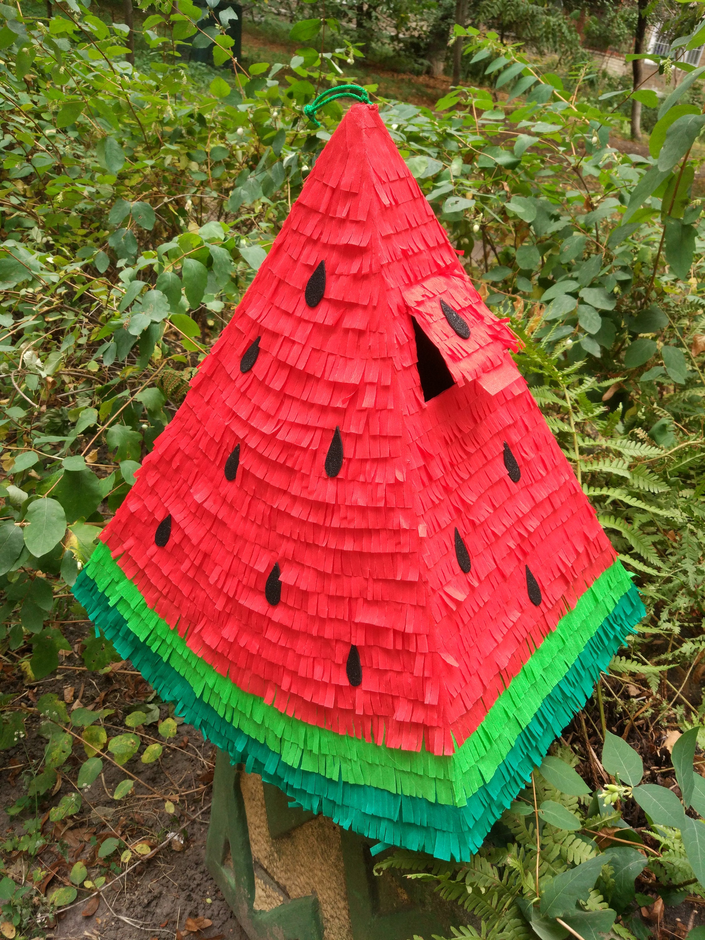 Fruit pinata Watermelon pinata for summer birthday Summer | Etsy