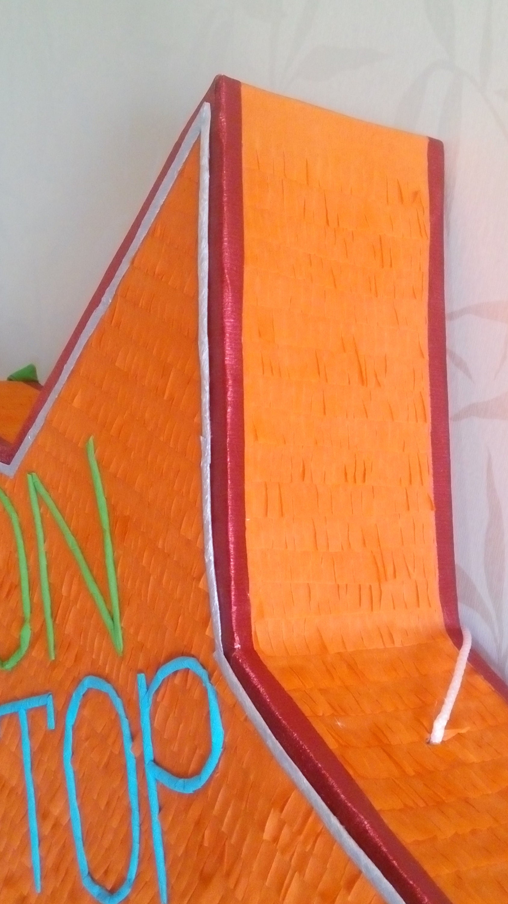 Star Pinata, Orange Star Pinata, Custom Order, Party Non Stop Pinata ...