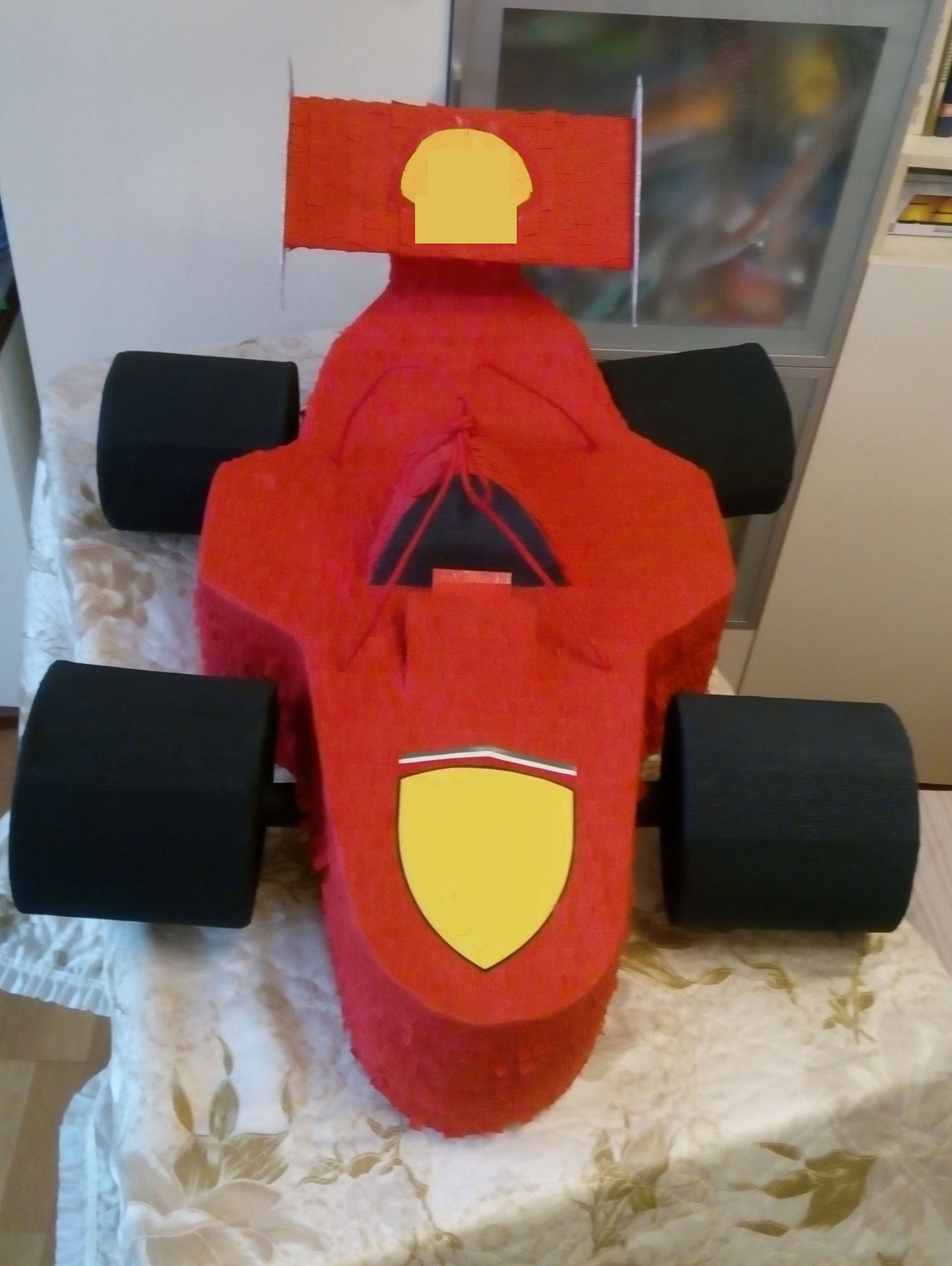 Race Car 3D Pinata for Boy Red Car Pinata Automotive Party - Etsy