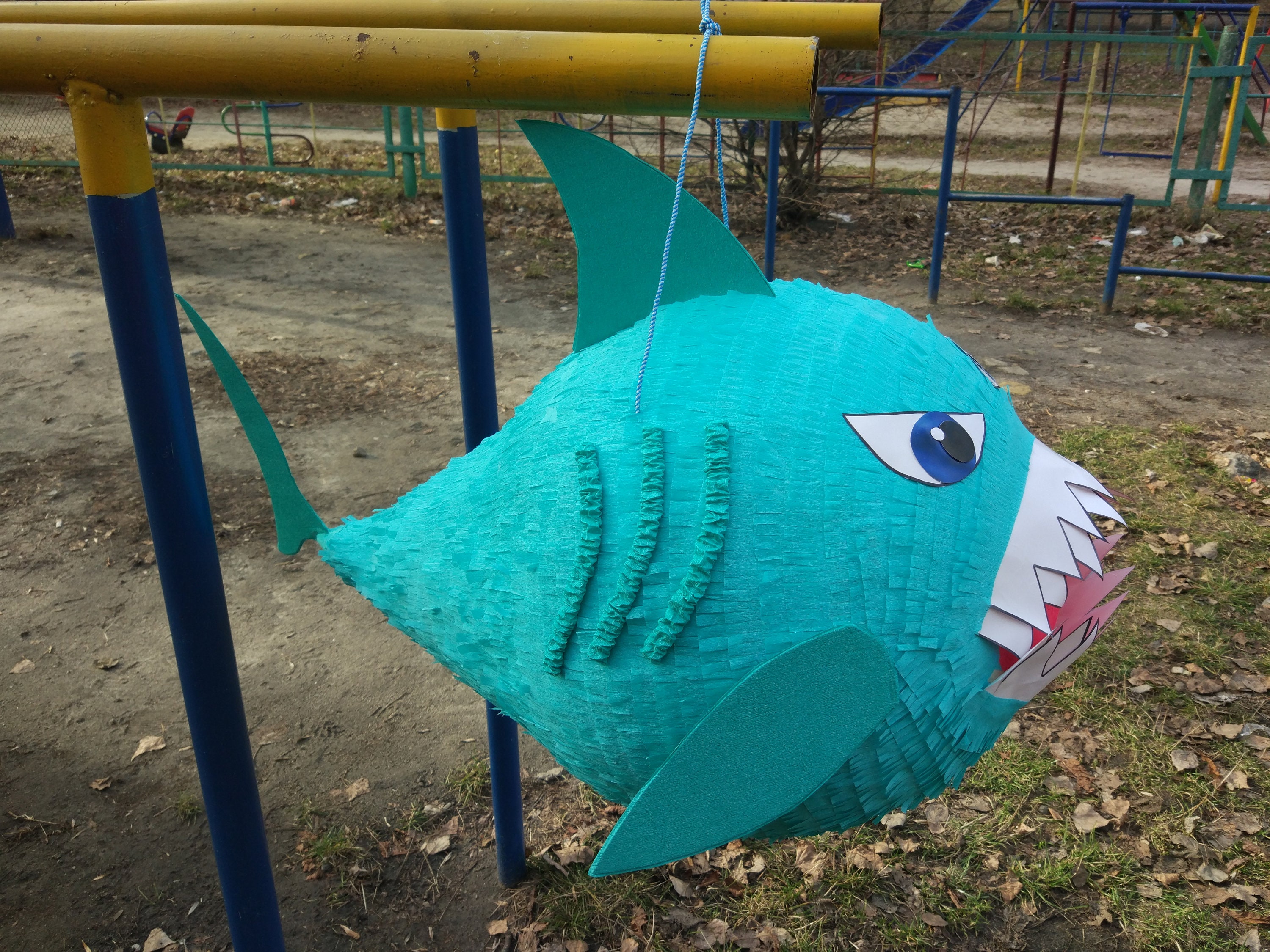 Goblin Shark Pinata for Boys Party, Pirate Party Decor, Personalized ...