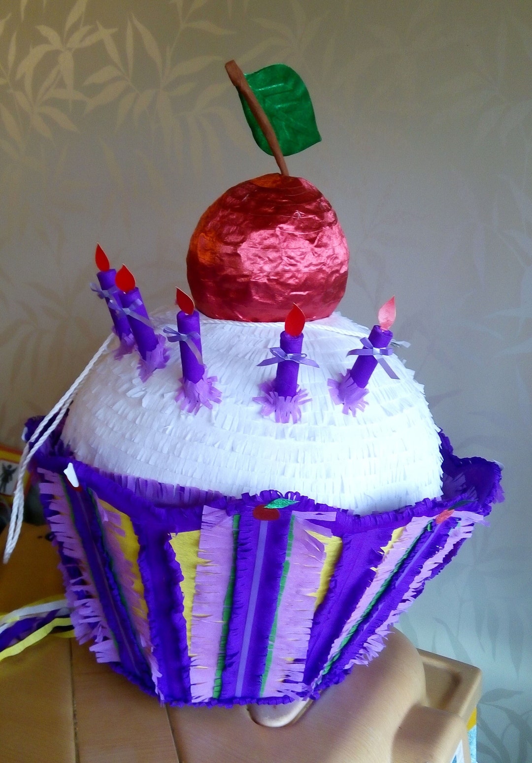 Cupcake Pinata Candyland Party Decor Sweet Tooth Gift Giant Faux ...