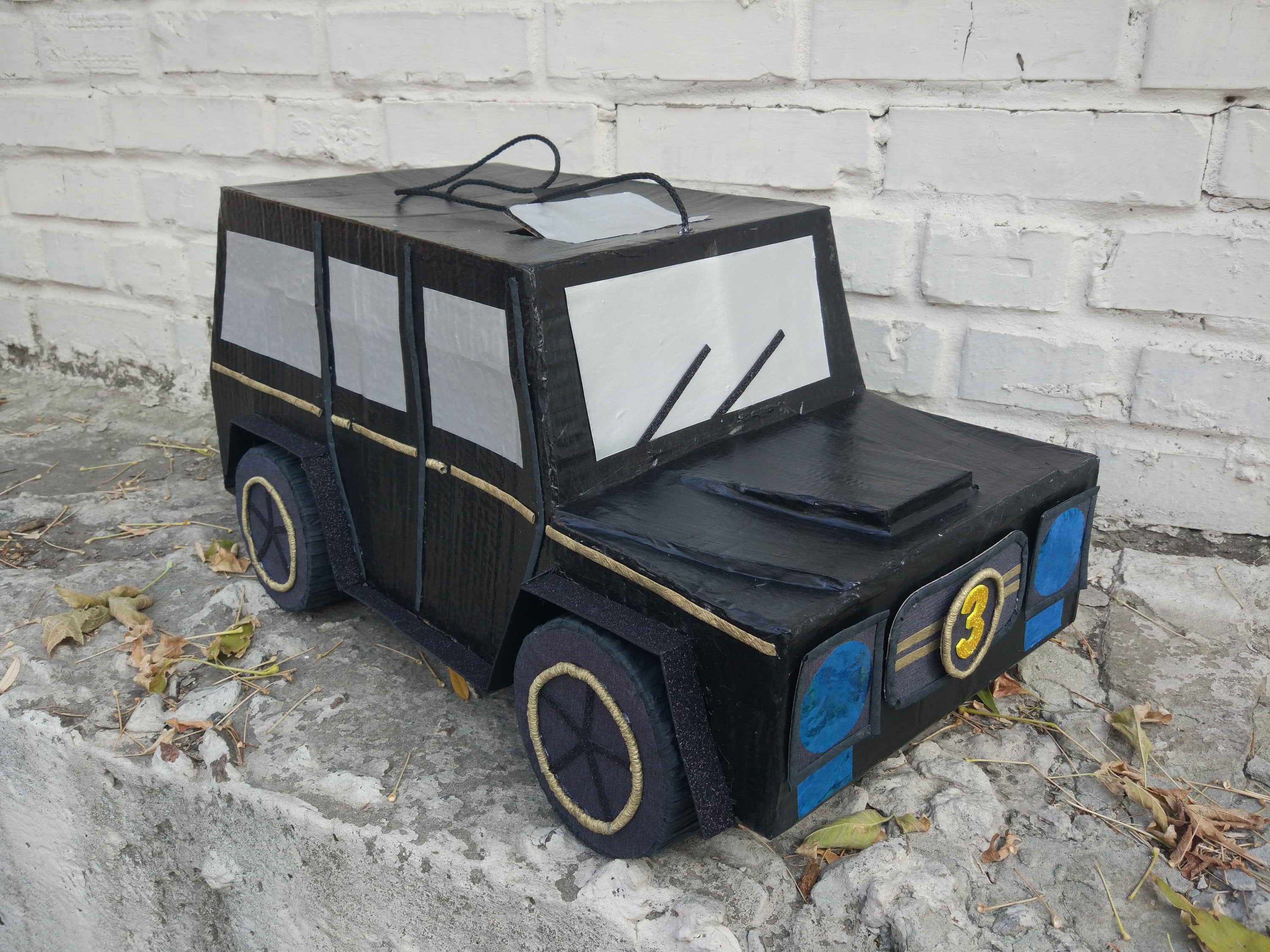 Black Car Pinata for Boys Birthday Auto Party Pinata - Etsy
