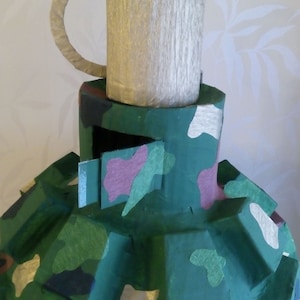 Handmade Camo Grenade Pinata: Military Birthday Party Decor - Etsy