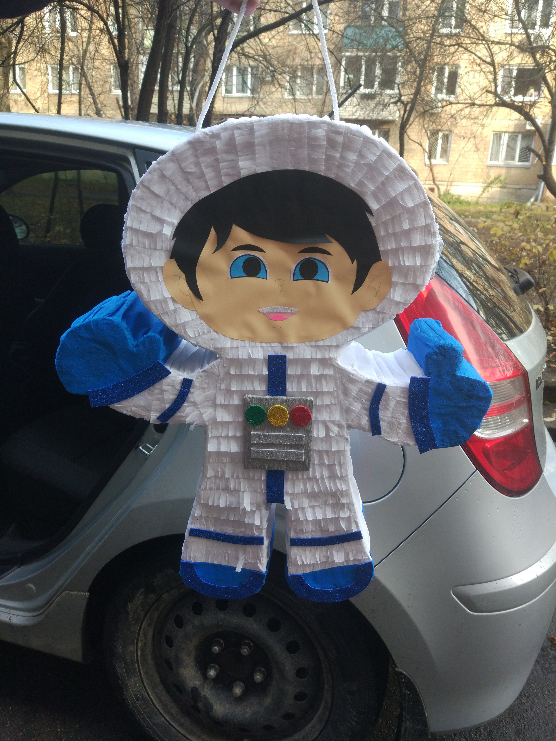 Astronaut Boy's Pinata, Space Pinata for Boy, Outer Space Birthday ...
