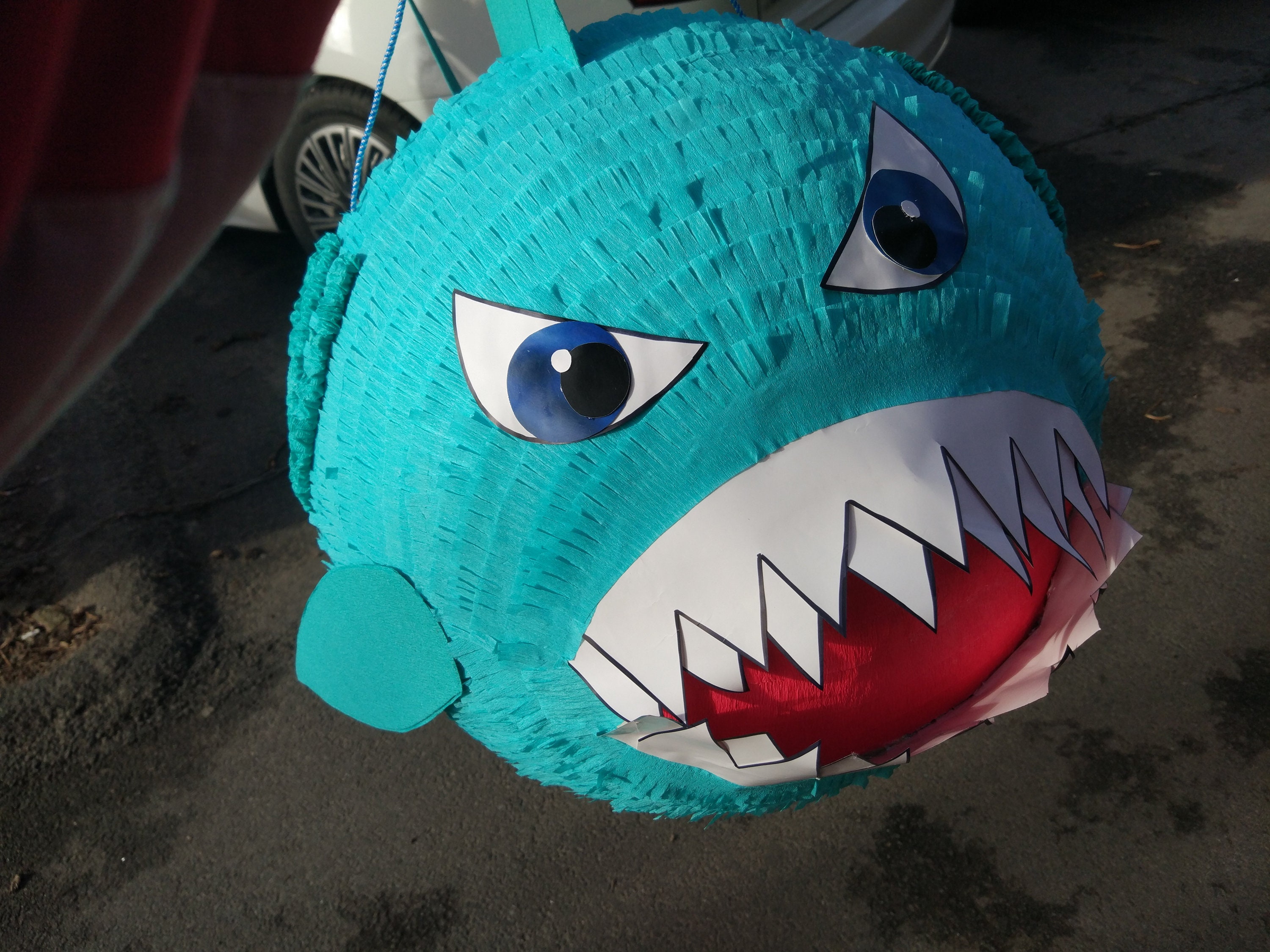 Goblin Shark Pinata for Boys Party, Pirate Party Decor, Personalized ...