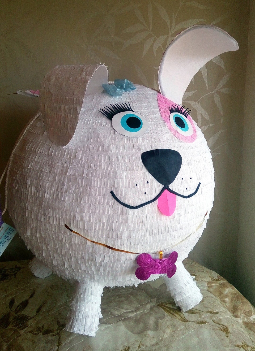Dog Pinata, Paw Party Puppy Pinata, Puppy Pet Girl Pinata, Dog Birthday ...