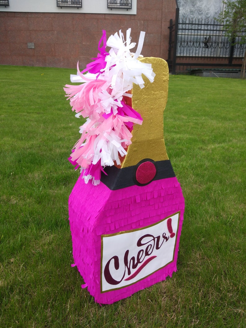 Champaigne Pinata Bottle Booz Alcohol Pinata Adult Pinata - Etsy