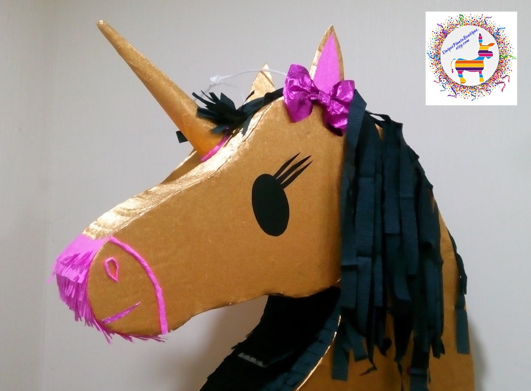 Unicorn Pinata for Girl, Golden Pinata, Bling and Glam Table ...