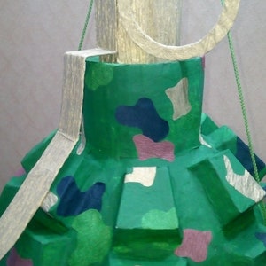 Handmade Camo Grenade Pinata: Military Birthday Party Decor - Etsy