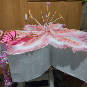 Handmade Lily Flower Pinata: Pink & White Party Centerpiece - Etsy