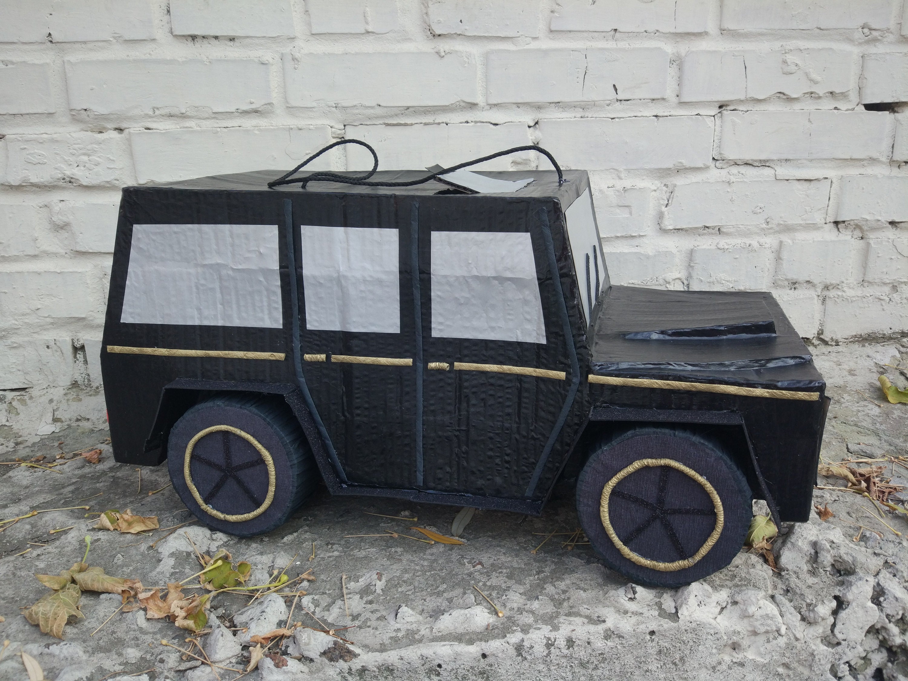Black Car Pinata for Boys Birthday Auto Party Pinata - Etsy