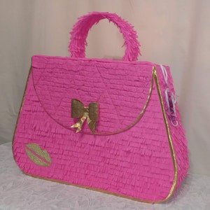 Pink Purse Pinata: Handmade Pull String Party Game - Etsy