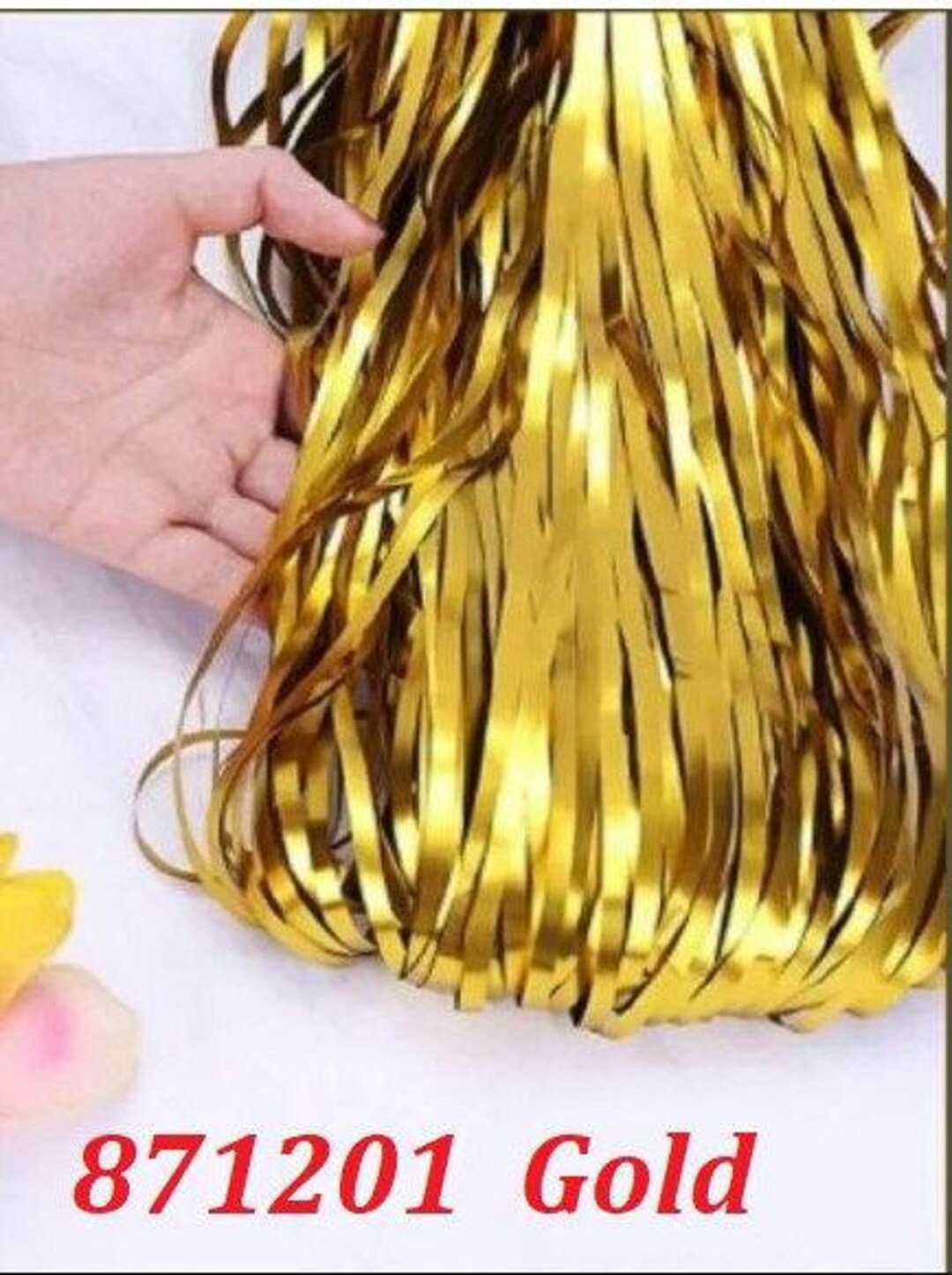 Foil Fringe Backdrop: Party Photo Booth Prop, Shiny Decor - Etsy
