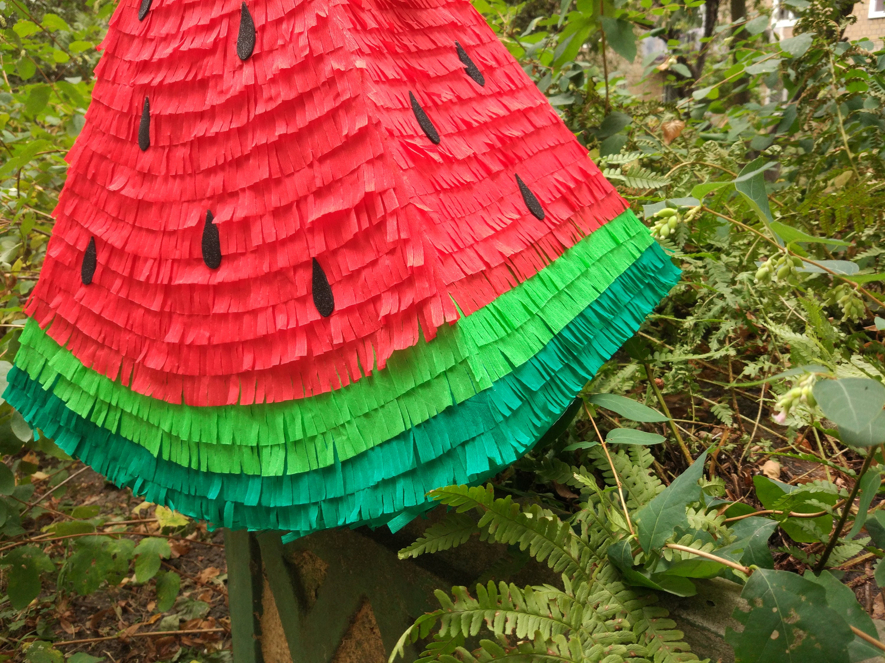 Watermelon Fruit Pinata Summer Birthday Summer Outdoor Game Bright ...