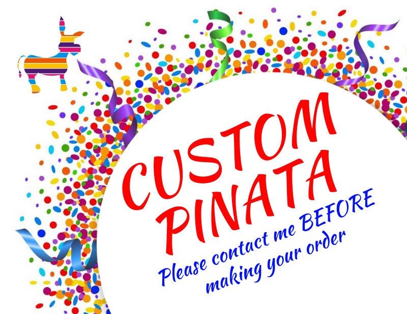 Custom Pinata, Birthday Pinata, Designer Pinata, Custom Wedding Pinata ...