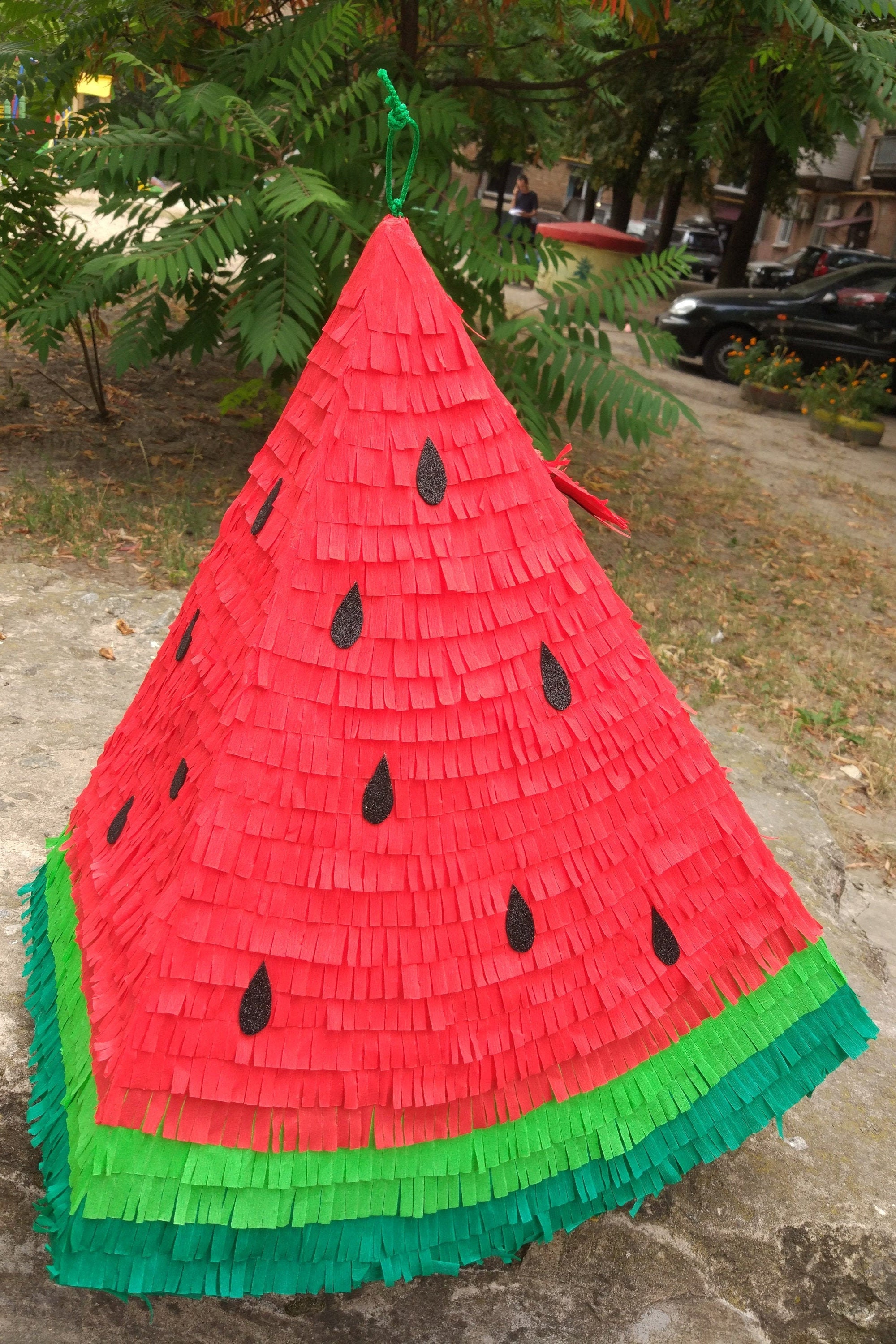 Watermelon Fruit Pinata Summer Birthday Summer Outdoor Game Bright ...