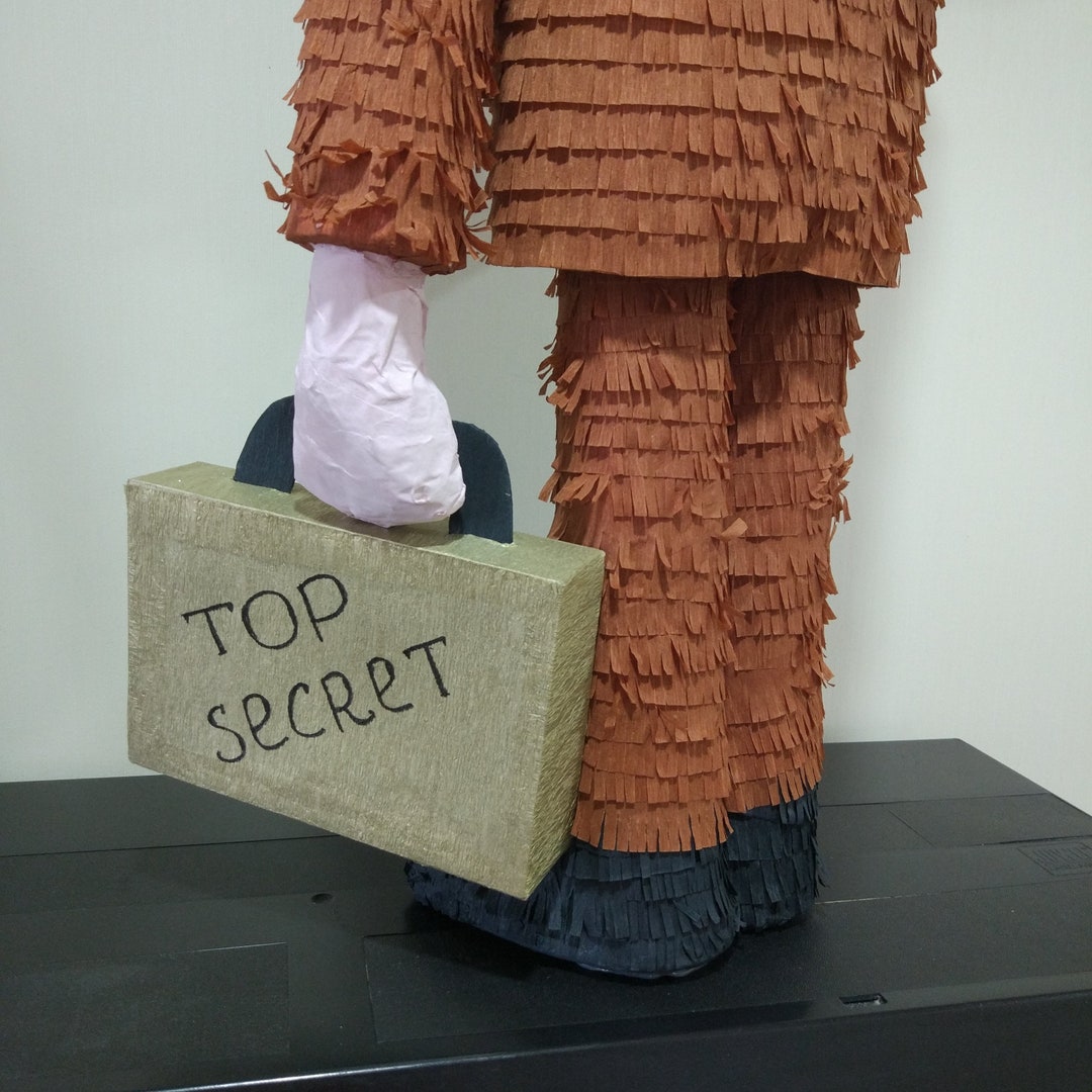 Spy Party Pinata for Super Detective Birthday, FBI Agent B-day, Top ...