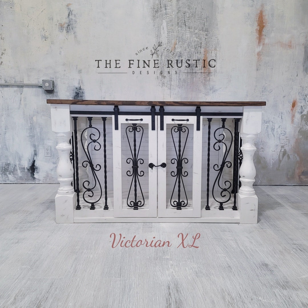 Elegant Victorian Dog Crate Furniture Art Rustic Dog - Etsy