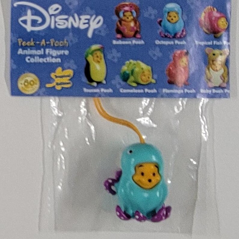 Winnie the Pooh Peek A Pooh Animal Figure Collection Series #8 Octopus ...