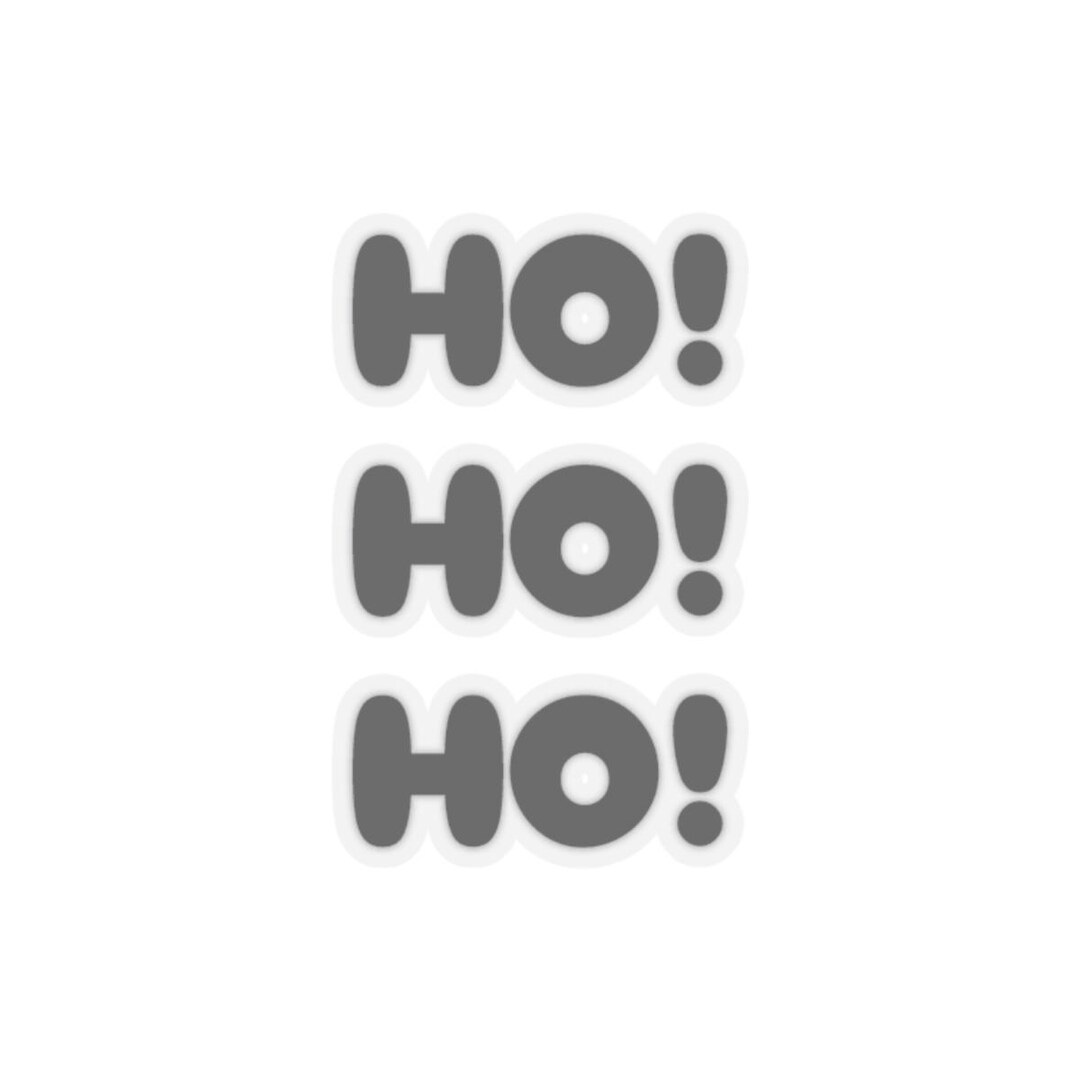 Ho Ho Ho Sticker - Etsy