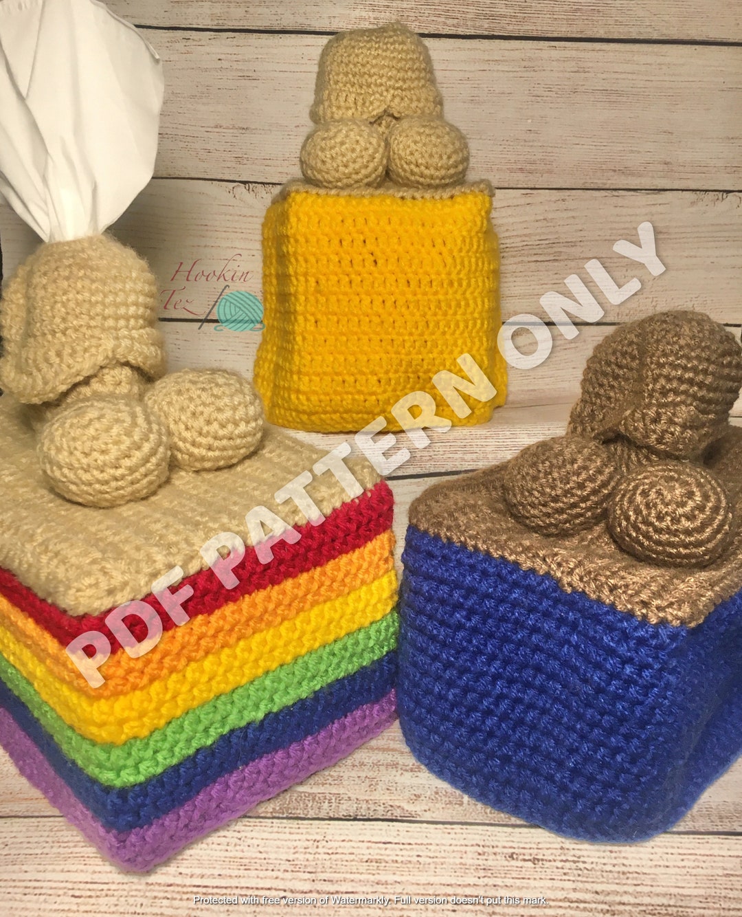 PATTERN ONLY Crochet Willy Dick Cock Peen Penis Tissue - Etsy