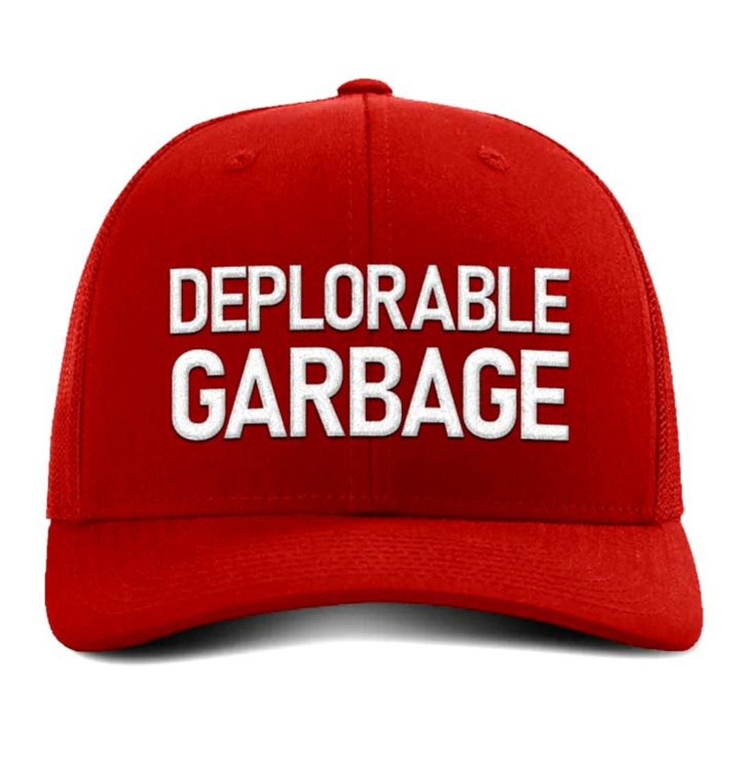 Deplorable Garbage Sticker - Etsy