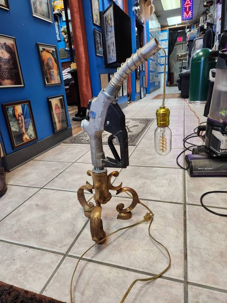 Diesel Pump Desk Lamp Hand Made by Me. - Etsy