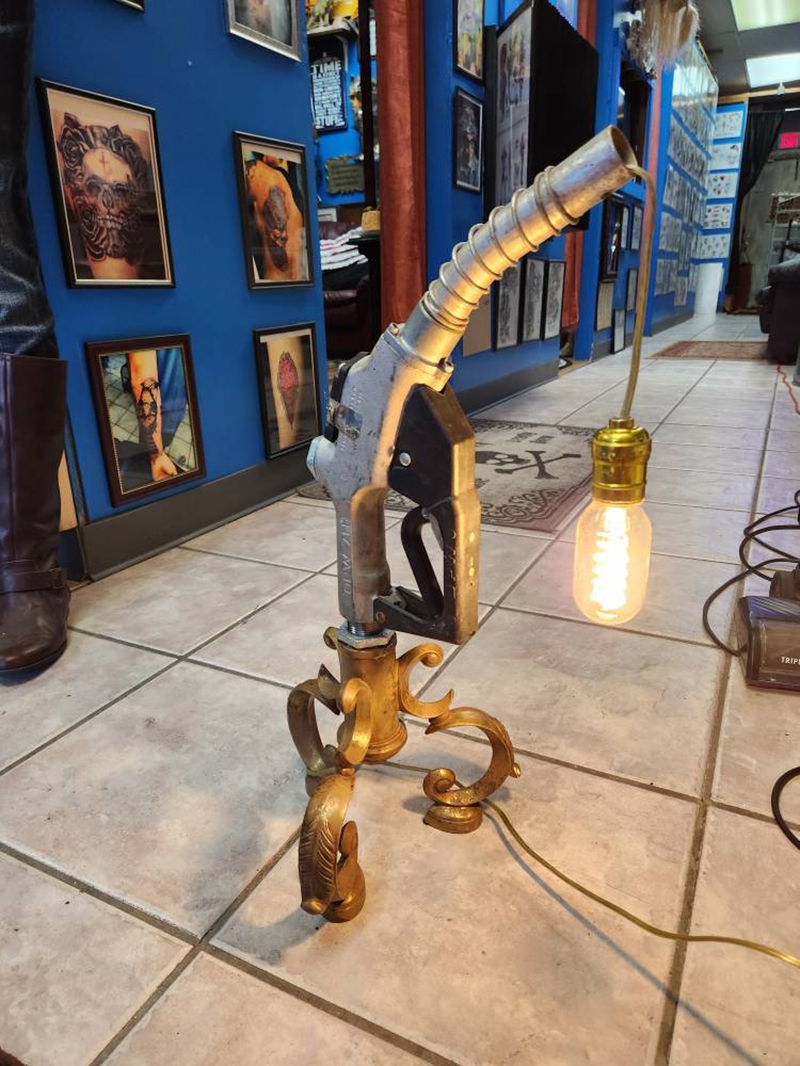 Diesel Pump Desk Lamp Hand Made by Me. - Etsy