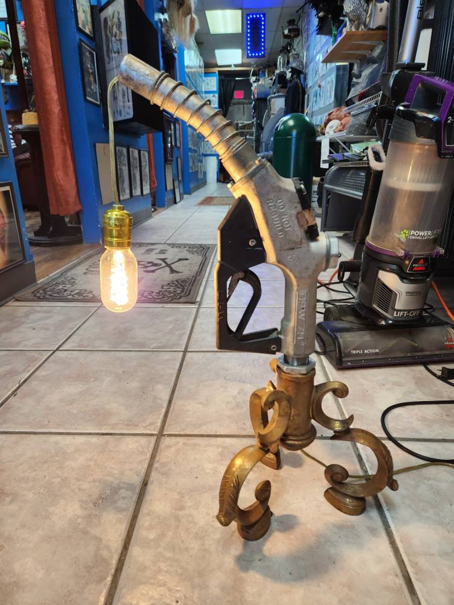 Diesel Pump Desk Lamp Hand Made by Me. - Etsy