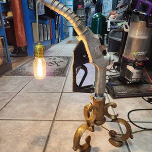Diesel Pump Desk Lamp Hand Made by Me. - Etsy