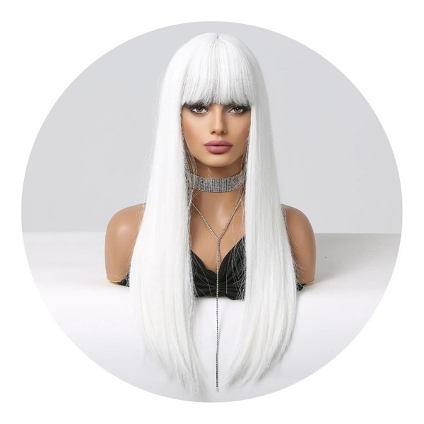 White Wig - Etsy