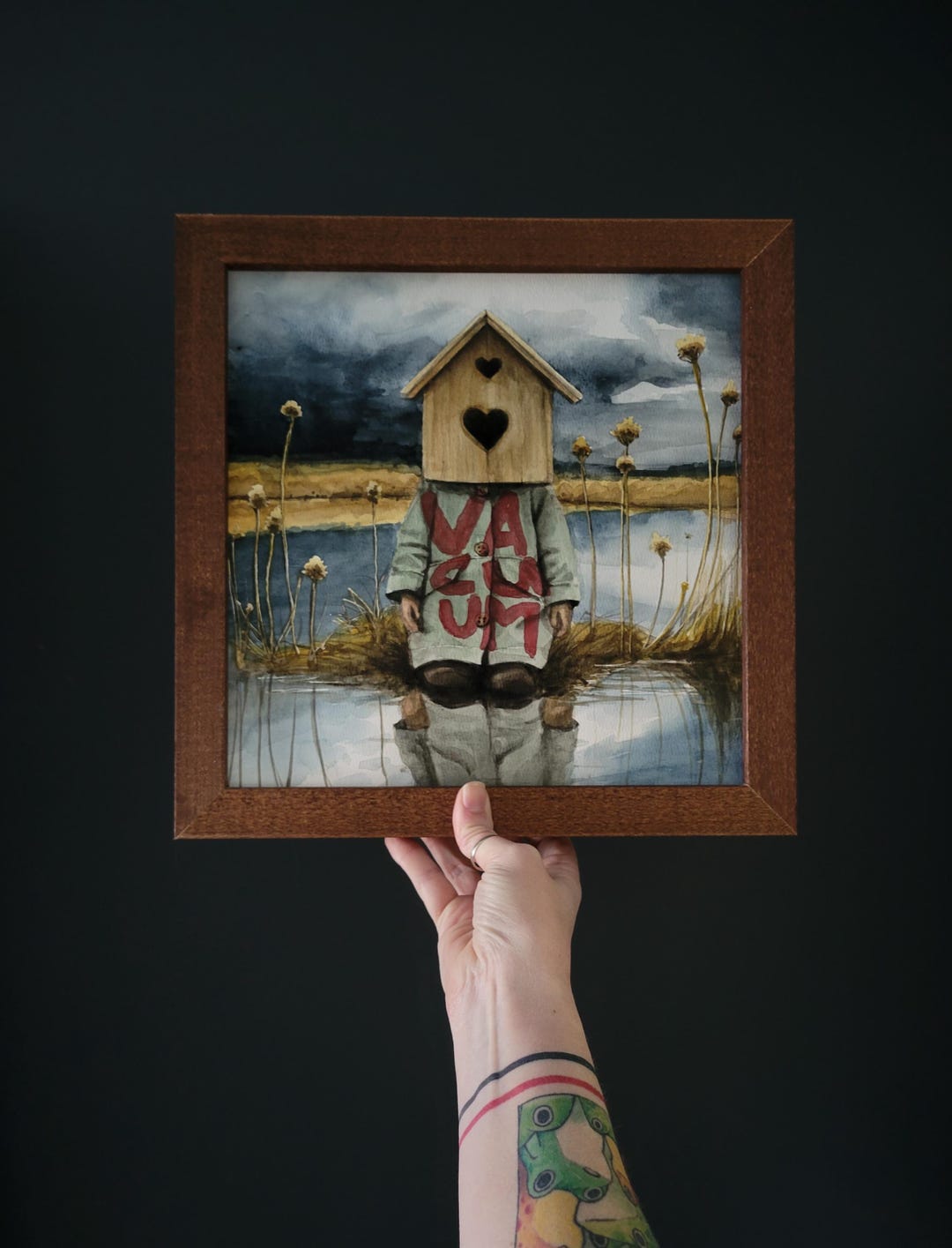 Bird House Girl / Art by Sharyl / Surreal Watercolors / Inspirational ...