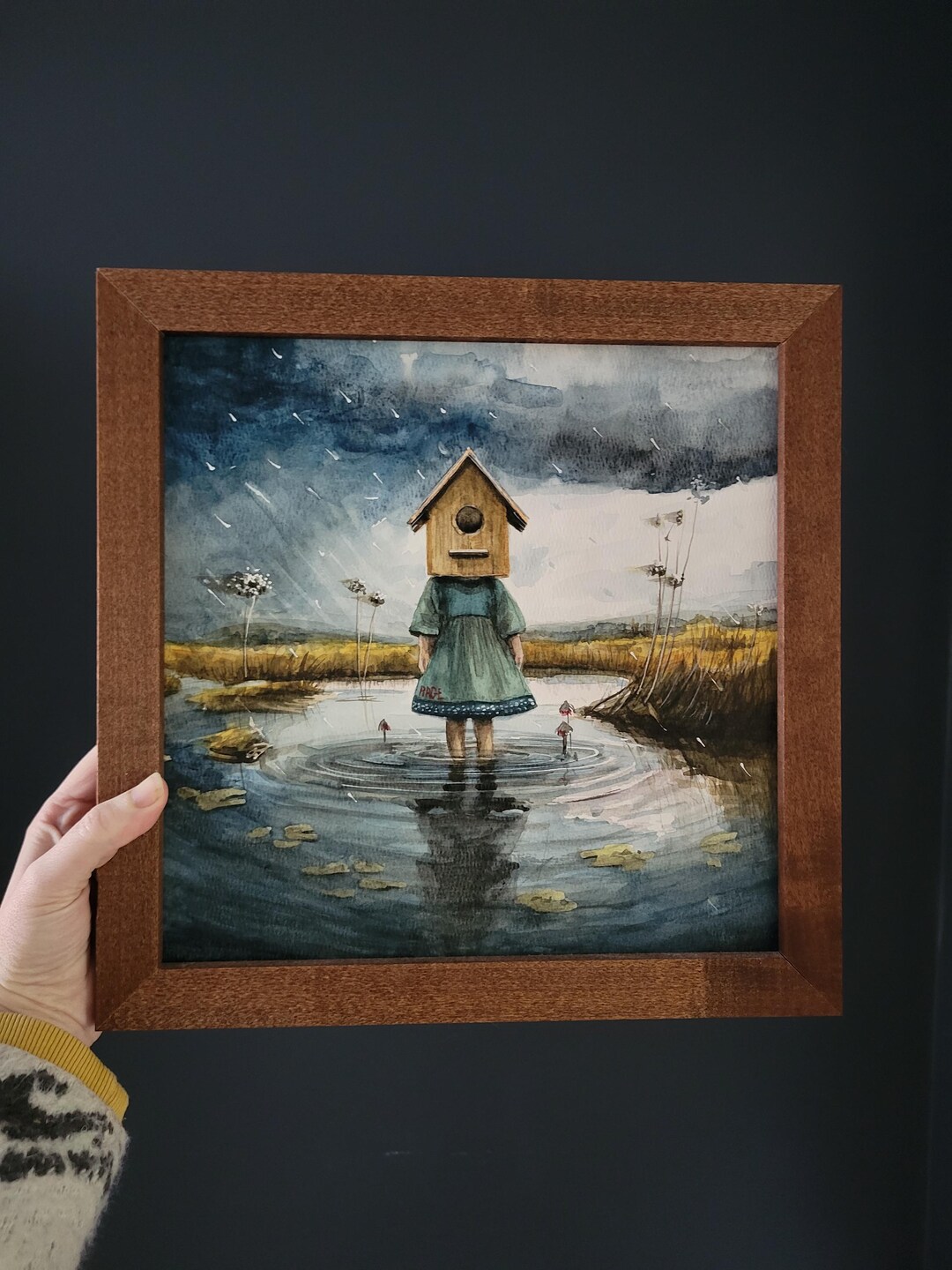 Bird House Girl / Art by Sharyl / Surreal Watercolors / Inspirational ...