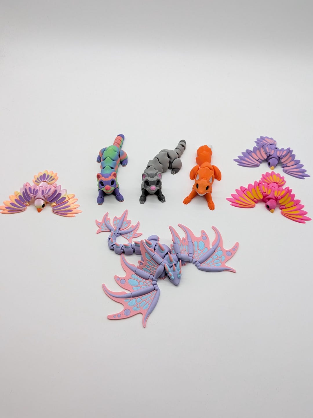 3D Printed Creatures by Tiny Makery - Flexible Articulated Collectible ...