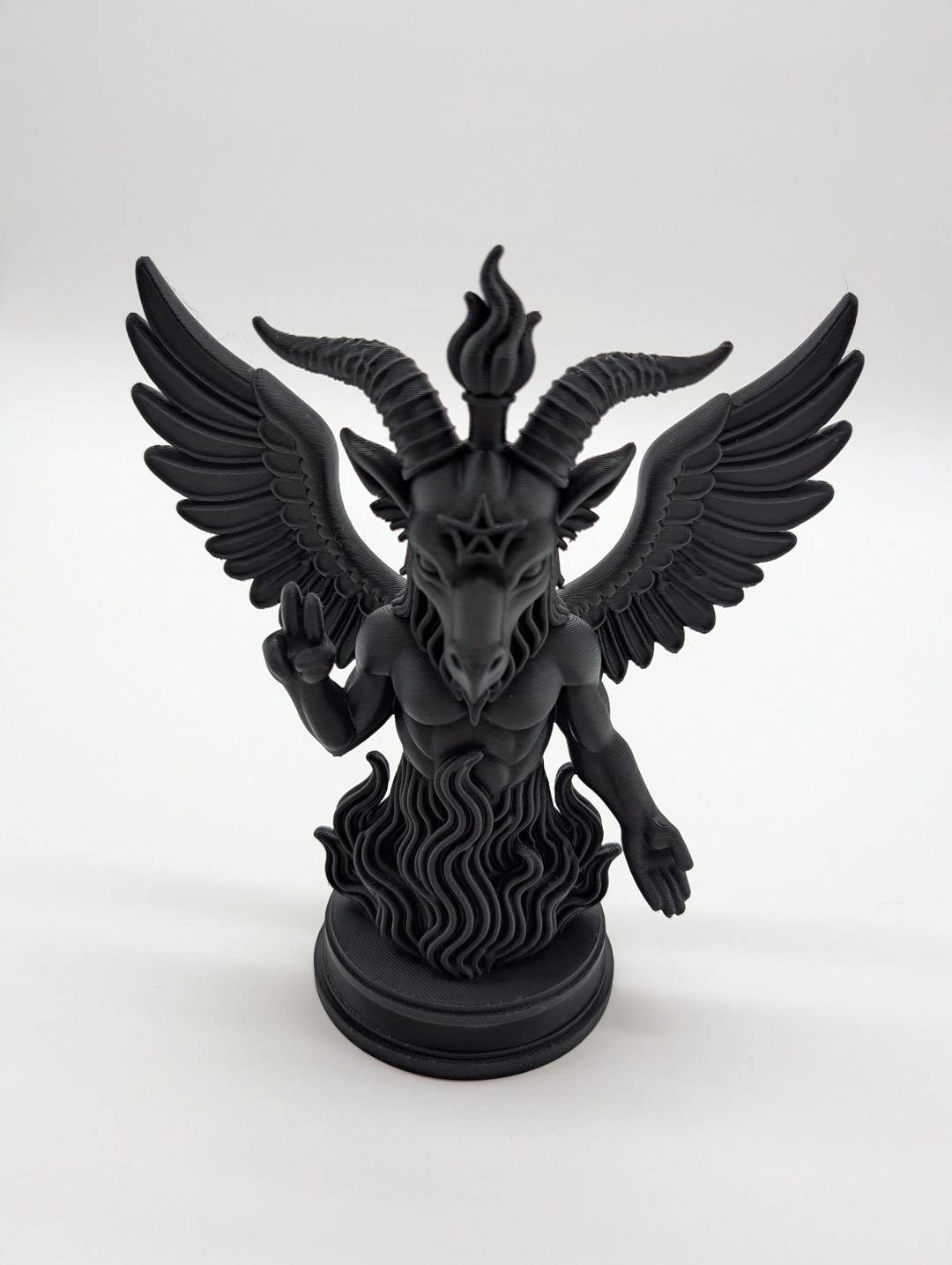Winged Baphomet Figure - Dark Decor - Etsy