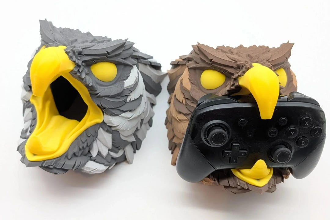 Owl Controller Holder (wall-mounted) - Etsy