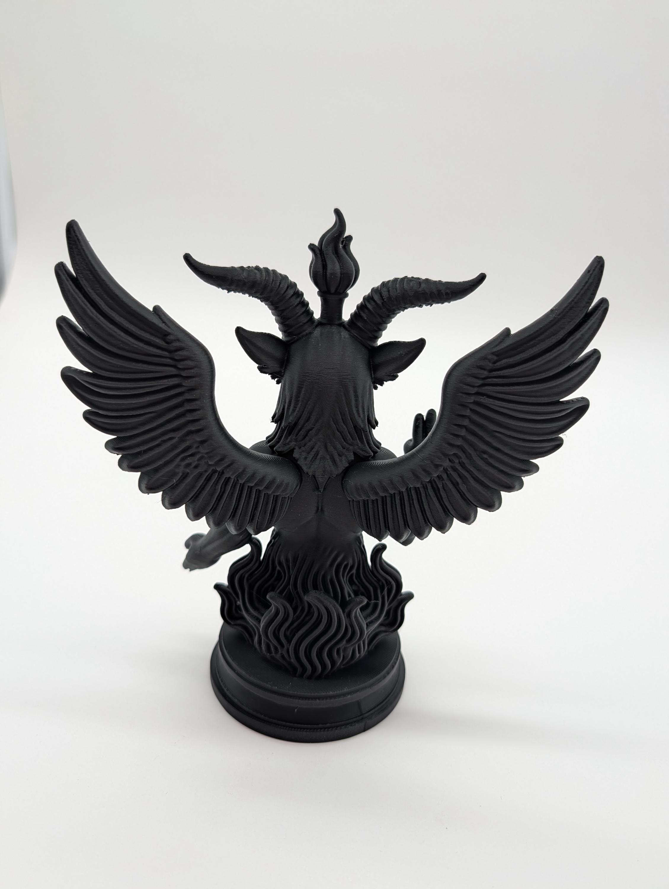 Winged Baphomet Figure - Dark Decor - Etsy