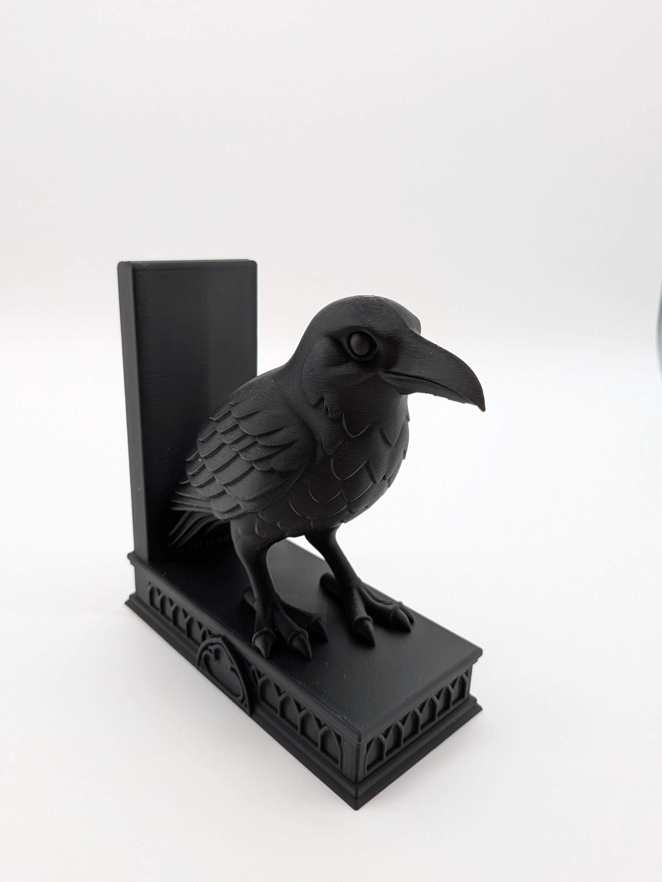 Gothic Raven Bookend - Etsy