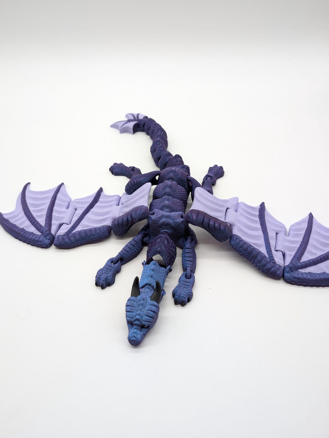 3D Printed Finger Puppet Dragon Articulated Collectible Figure - Etsy
