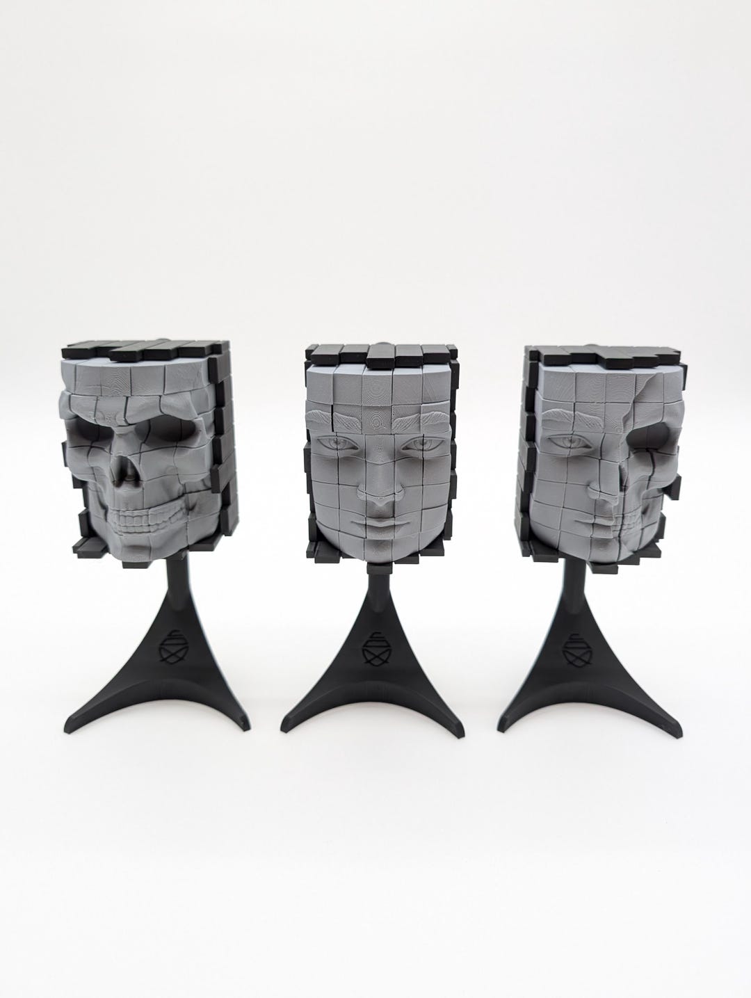 3D Printed Pixel Cube Fidget Desk Art - Etsy